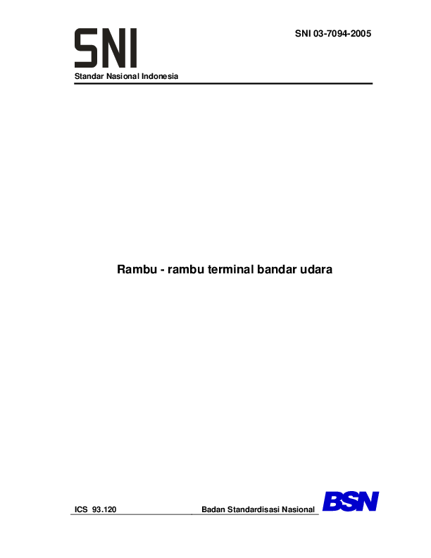 (PDF) Standar Nasional Indonesia Rambu -rambu terminal bandar udara
