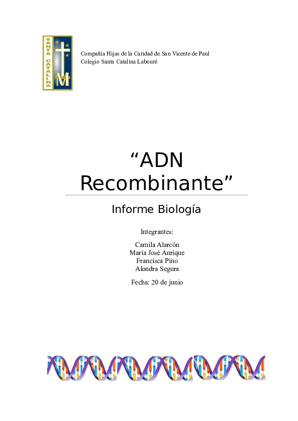 (DOC) ADN Recombinante