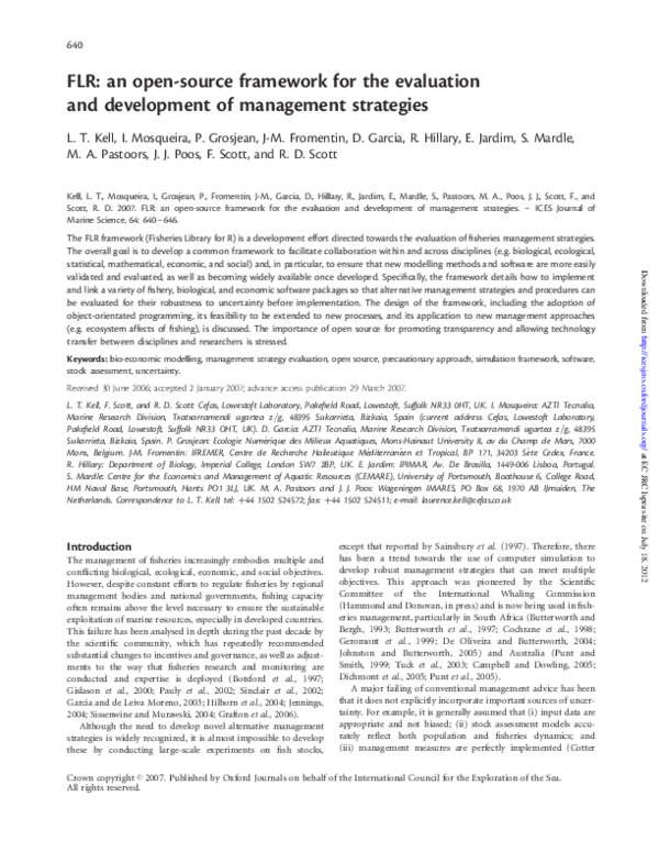 Pdf Flr An Open Source Framework For The Evaluation And Development