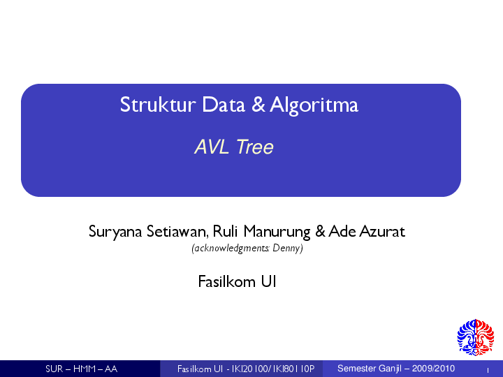 (PDF) Struktur Data & Algoritma