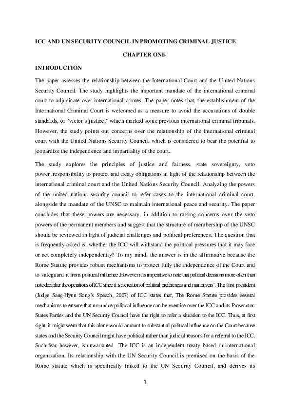 international criminal court law notes