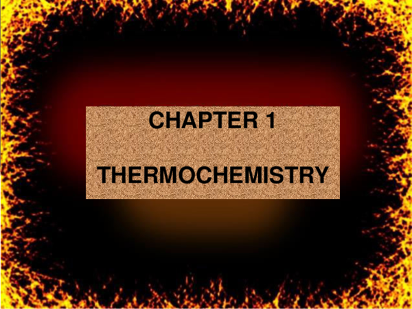 (PDF) THERMOCHEMISTRY • Exothermic & Endothermic Reactions • Enthalpy ...