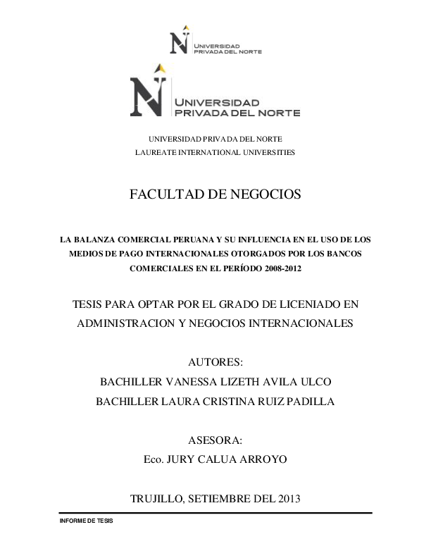 (DOC) UNIVERSIDAD PRIVADA DEL NORTE LAUREATE INTERNATIONAL UNIVERSITIES