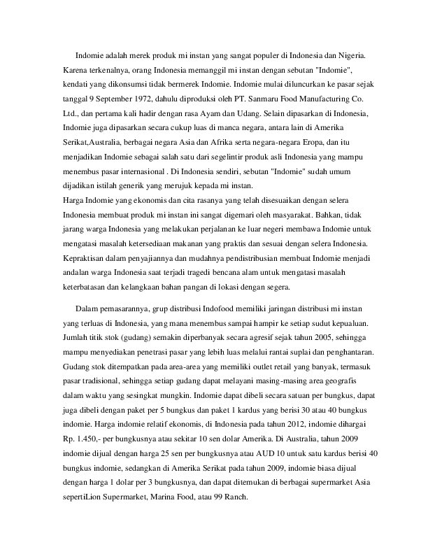 (DOC) Background produck indomie (history)