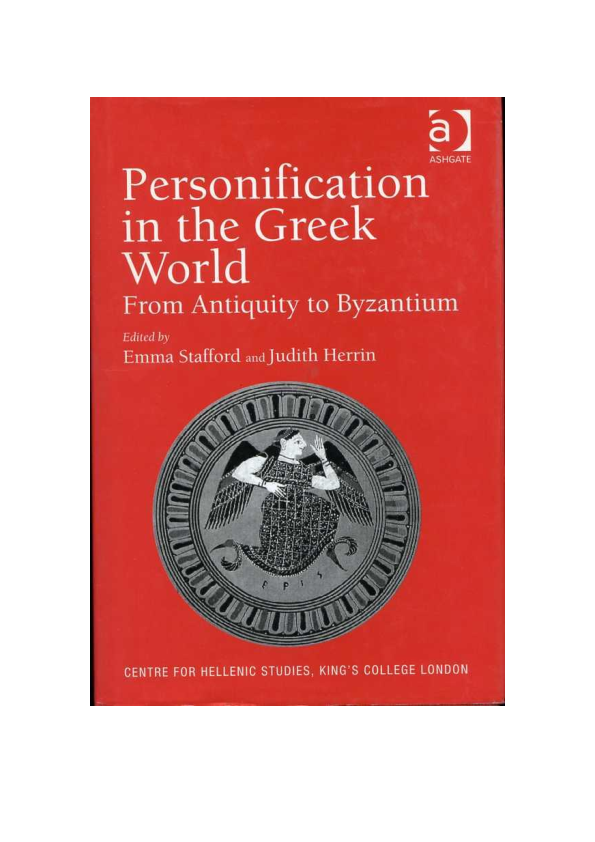 (PDF) Personification in the Greek world: from Antiquity to Byzantium