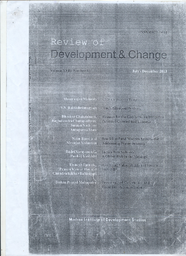 (PDF) Decentralised Governance and Fiscal Devolution in India