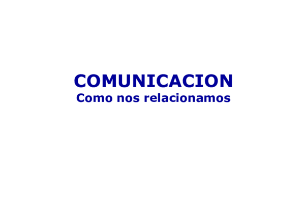(PDF) Como nos comunicamos