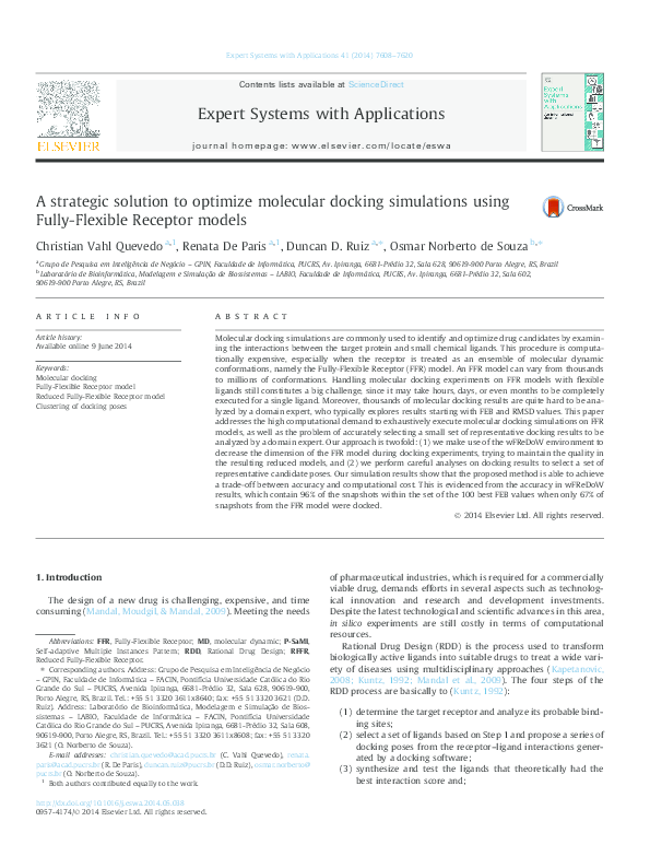 (PDF) A strategic solution to optimize molecular docking simulations using Fully-Flexible ...