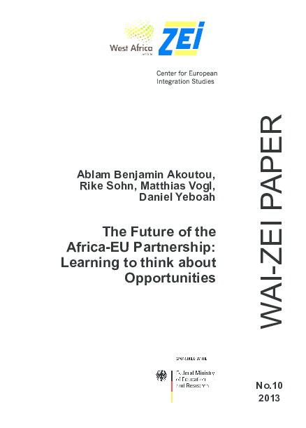 (PDF) WAI-ZEI Paper No. 10: The Future of the Africa-EU Partnership ...