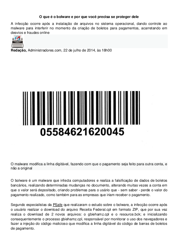 (DOC) O que e o bolware e por que voce precisa se proteger dele
