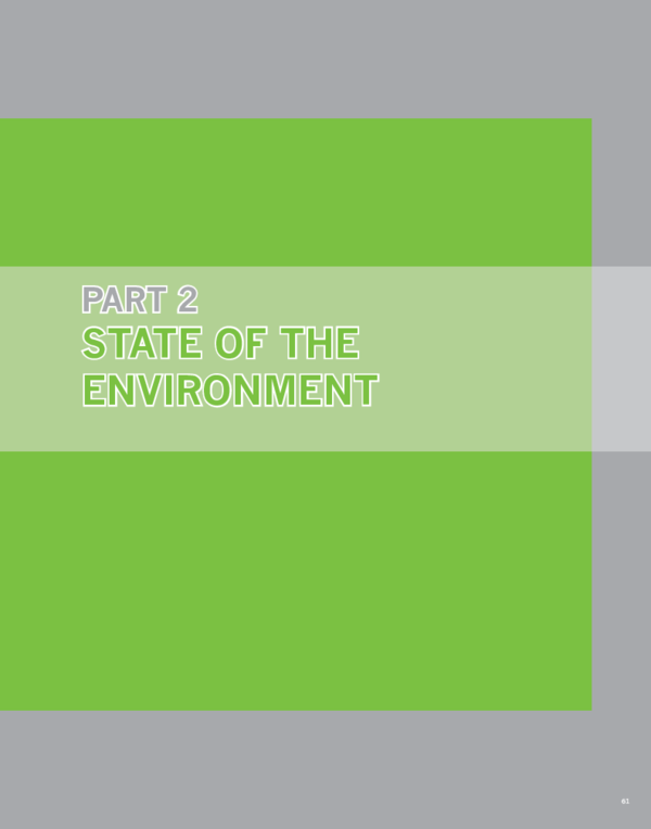 STATE OF THE STATE OF THE ENVIRONMENT ENVIRONMENT PART 2 PART 2