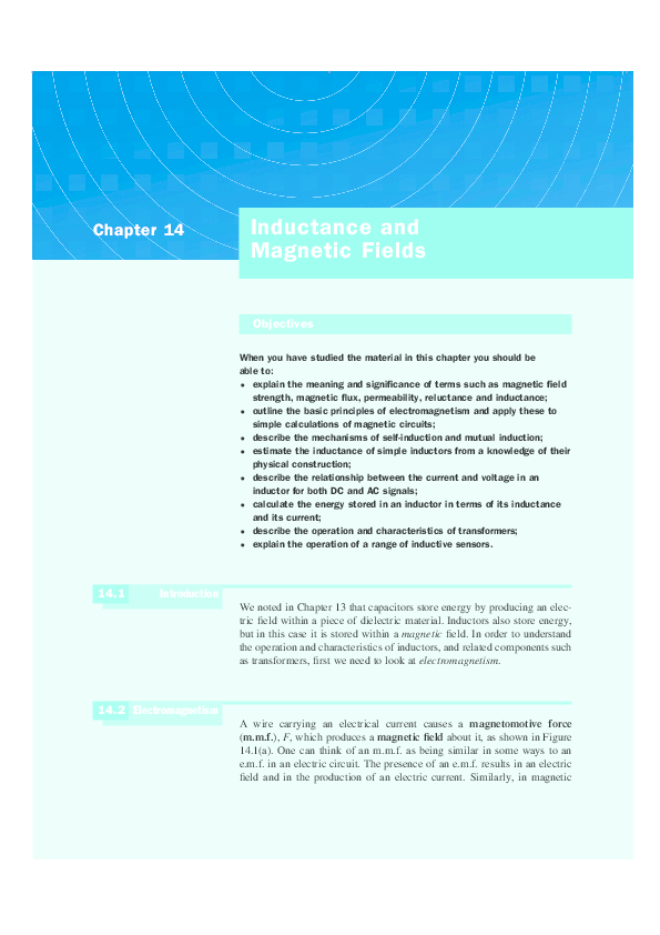 (PDF) Inductance and Magnetic Fields Chapter 14