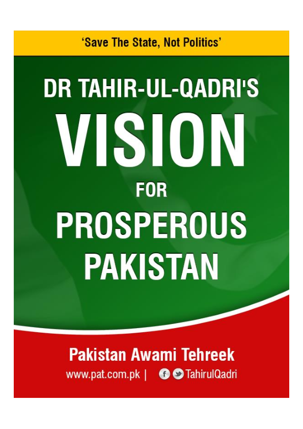 (PDF) Dr Muhammad Tahir-ul-Qadri's Vision for prosperous Pakistan