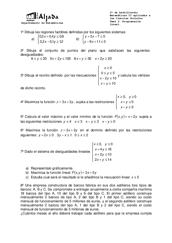 (PDF) Departamento de Matemáticas