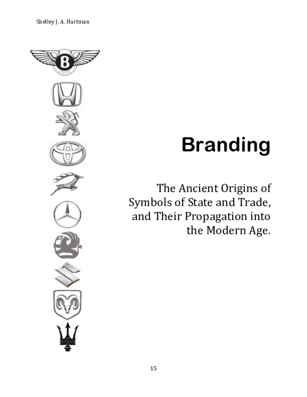 Branding: The Ancient Origins of Symbols of State and Trade, and Their ...