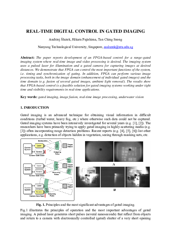 (PDF) REAL-TIME DIGITAL CONTROL IN GATED IMAGING