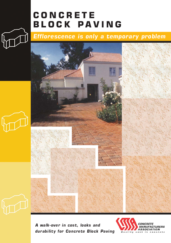 (PDF) Concrete block paving; efflorescence is only a temporary problem