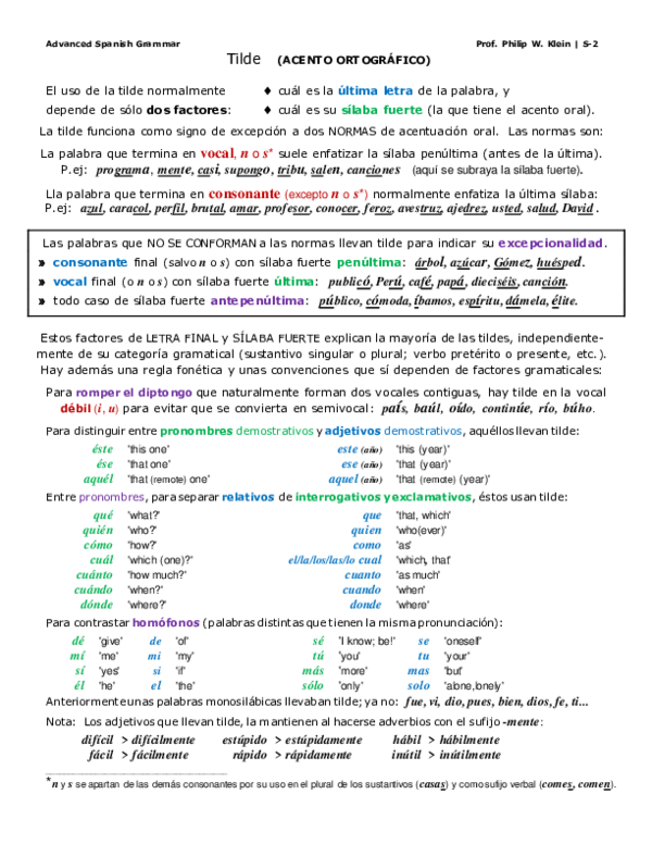 (PDF) Advanced Spanish Grammar