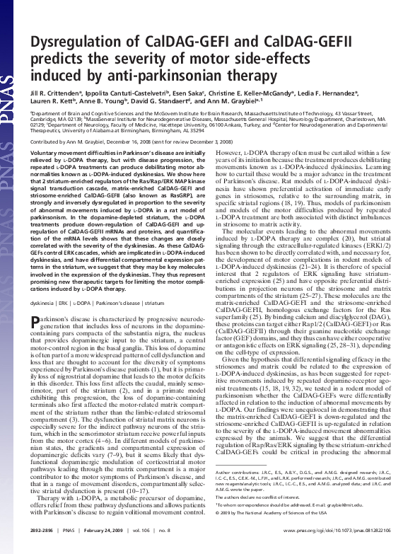 (PDF) Dysregulation of CalDAG-GEFI and CalDAG-GEFII predicts the ...