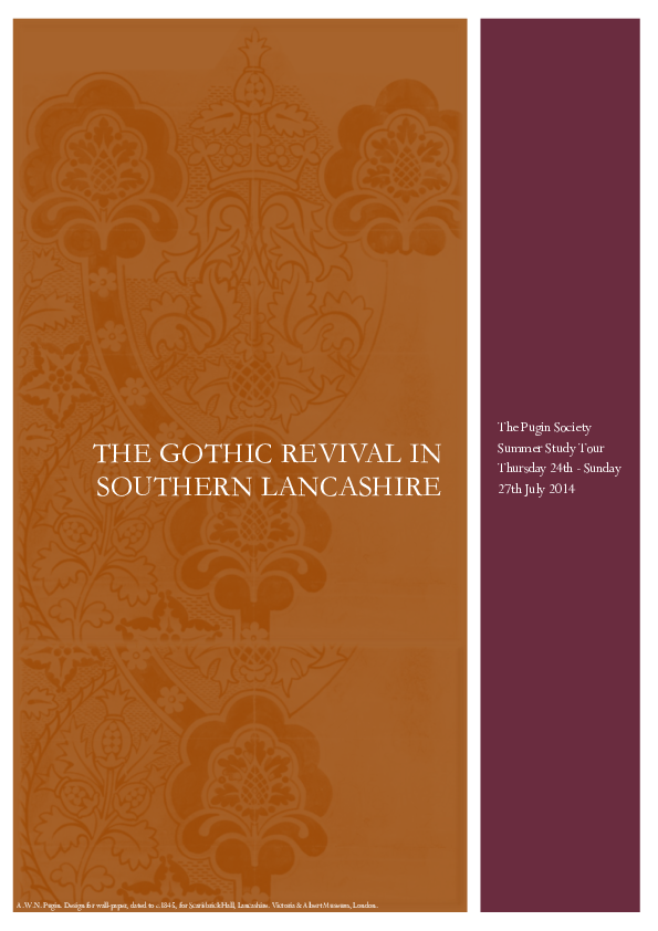 (PDF) "Hills of the North Rejoice": The Gothic Revival in Southern ...