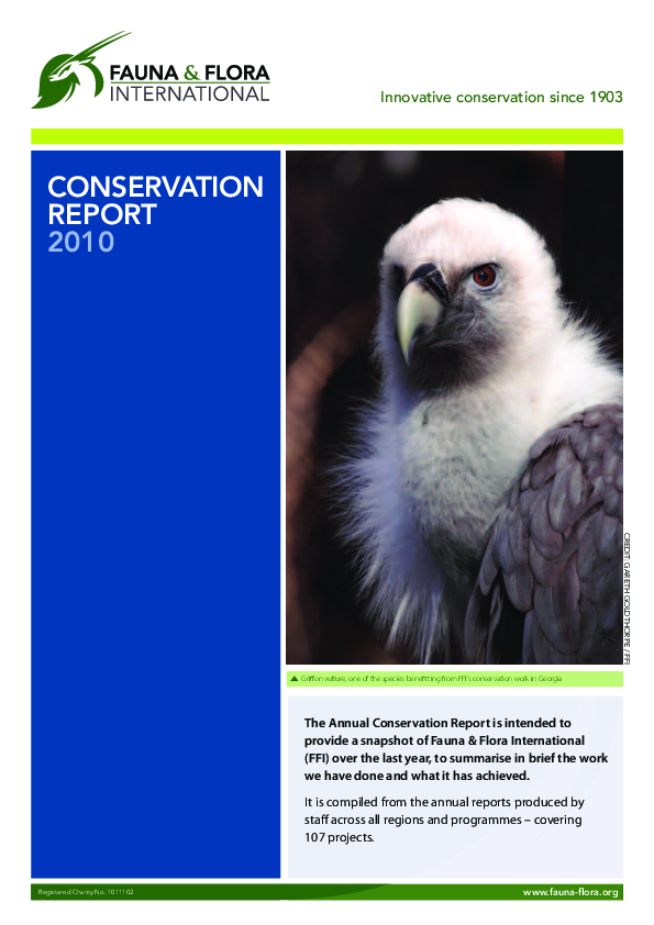 (PDF) CONSERVATION REPORT 2010