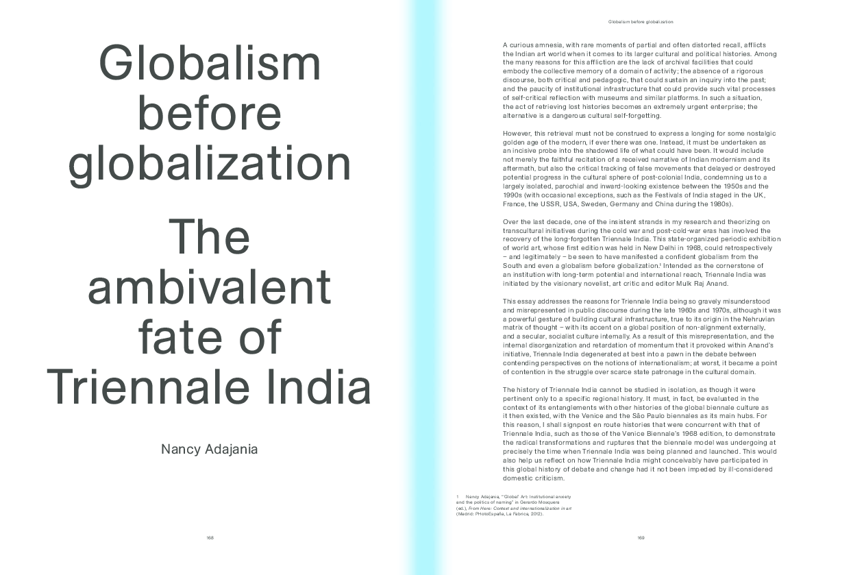 (PDF) Nancy Adajania, 'Globalism Before Globalisation: The Ambivalent ...