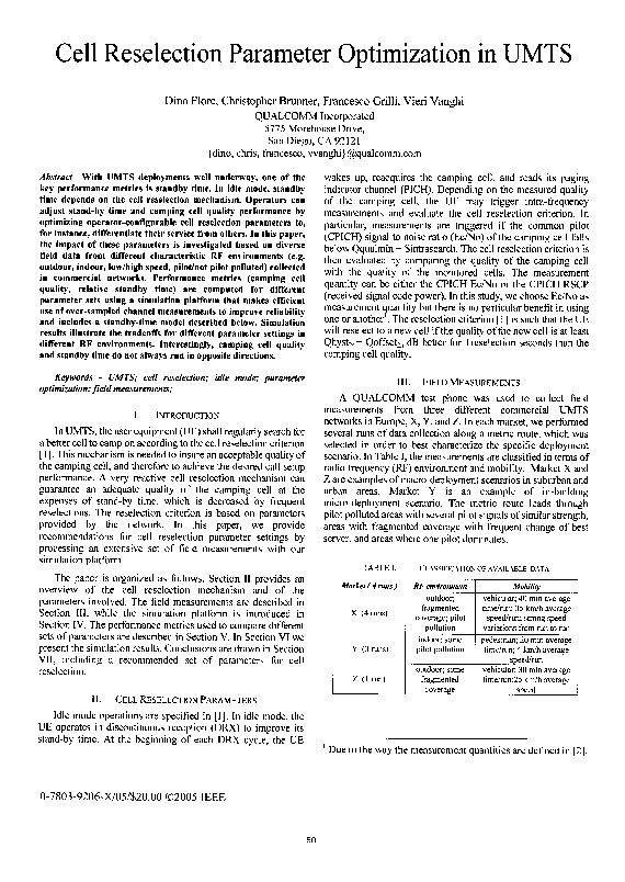(PDF) Cell-reselection-parameter-optimizationin-umts