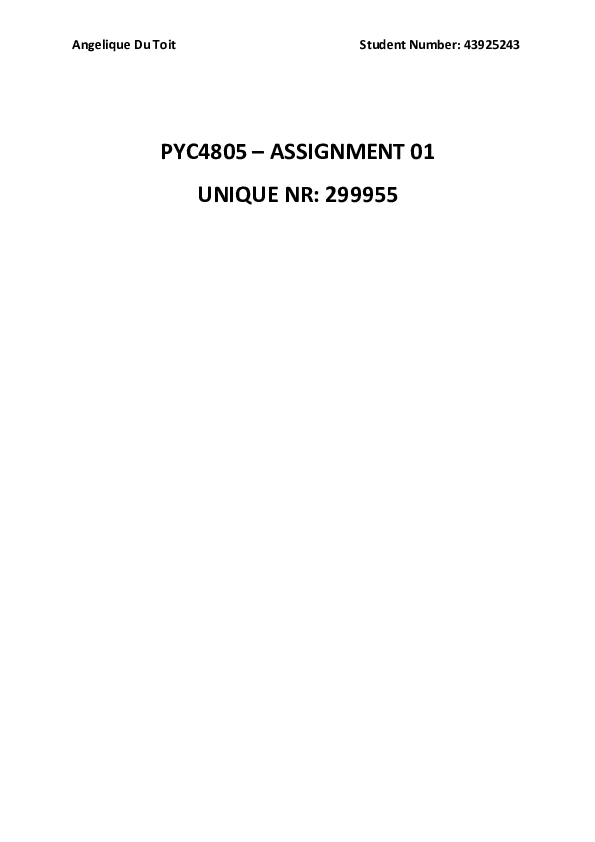 Pdf Assignment 1 Final Draft