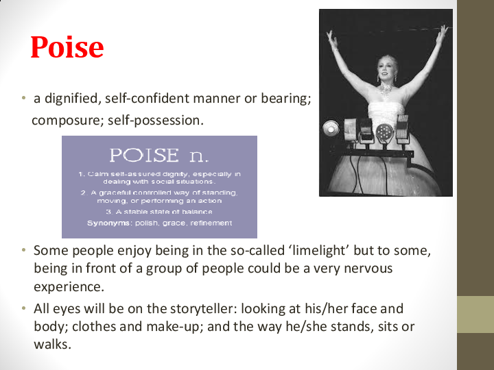 (PPT) Topic 6 Crafts of storytelling (poise & gesture)