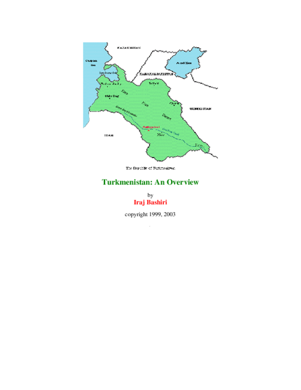 (PDF) Turkmenistan: An Overview