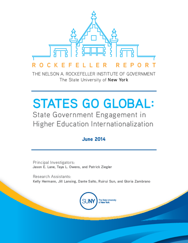 (PDF) States Go Global: State Government Engagement in Higher Education ...