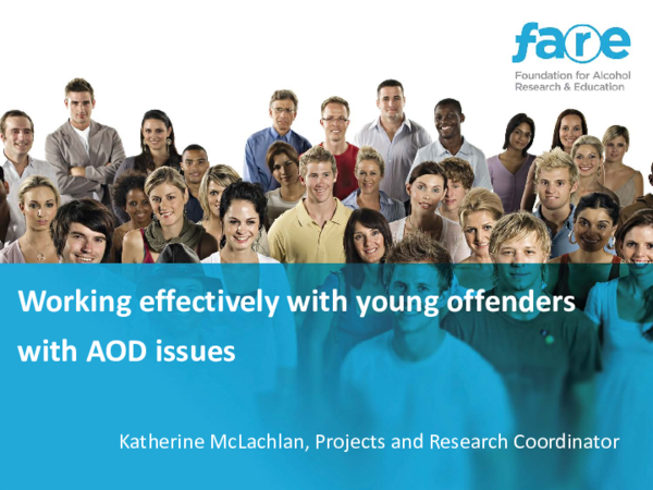 (PDF) Working effectively with young offenders with AOD issues