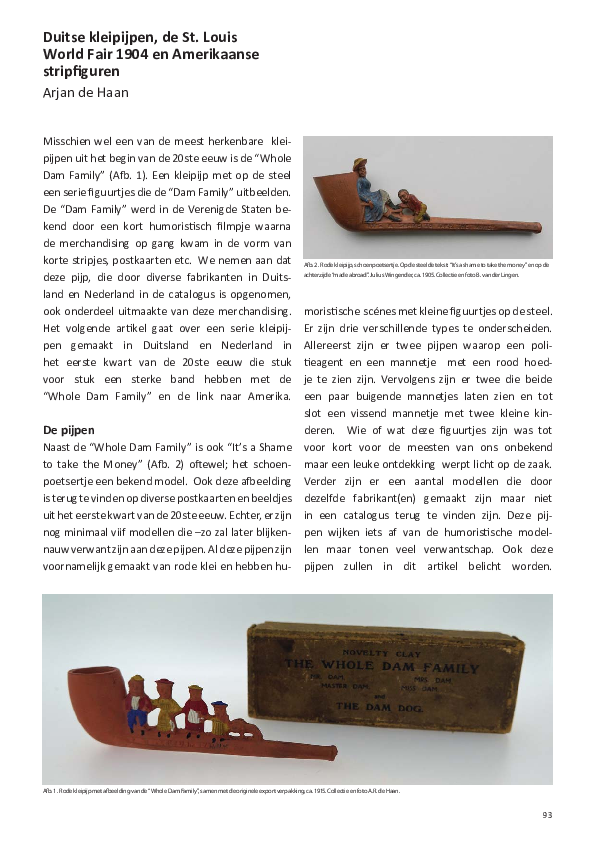 (PDF) German clay pipes, the 1904 St. Louis World Fair and American ...