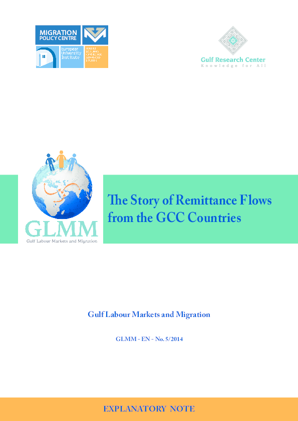 (PDF) The Story of Remittance Flows from the GCC Countries
