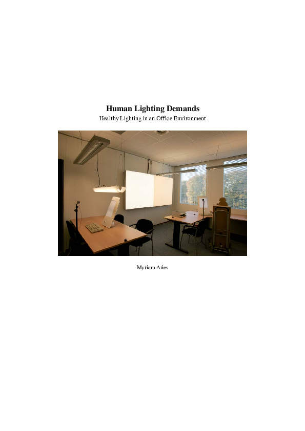 (PDF) Human Lighting Demands | Myriam Aries - Academia.edu