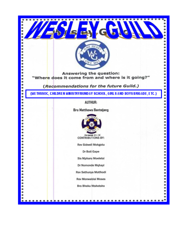 (PDF) WESLEY GUILD WHERE IT COMES AND WHERE IS IT GOING BY BRO MATTHEWS ...