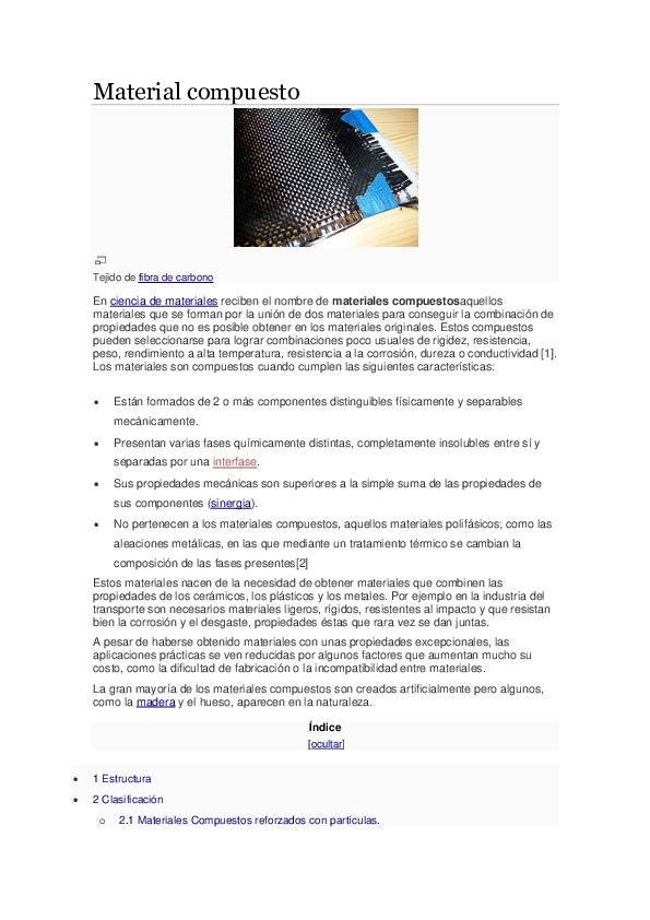 (DOC) Material compuesto