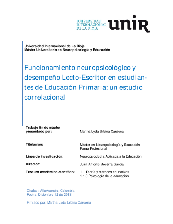 (PDF) un estudio correlacion