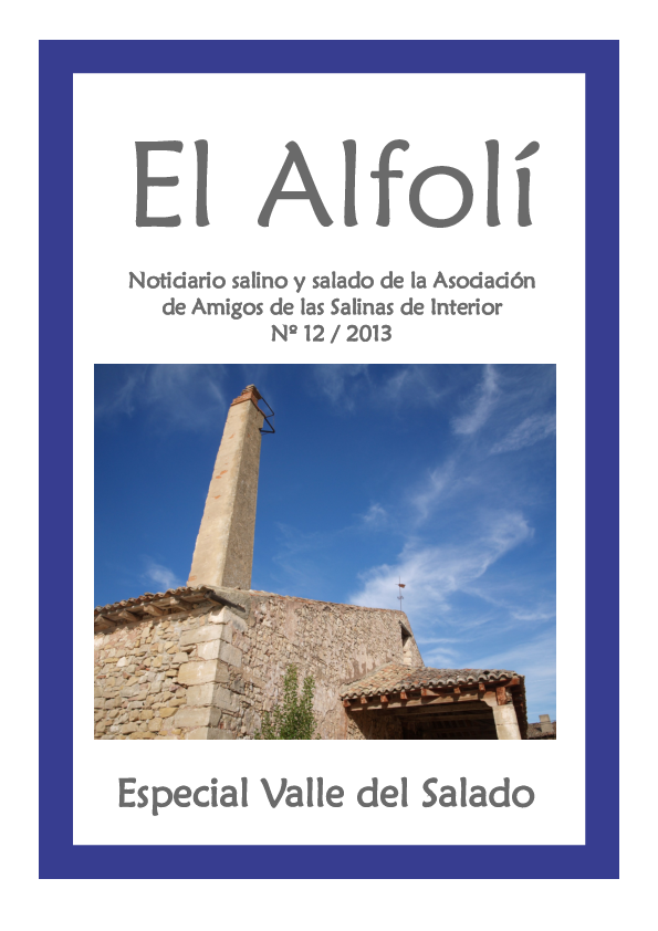 (PDF) El Alfolí 12 2013 - special issue Valle del Salado en Guadalajara