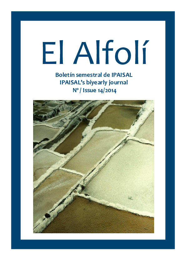 (PDF) EL Alfolí 14 2014