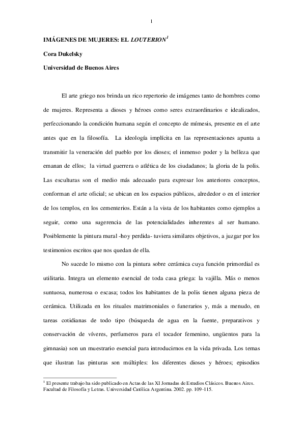 (PDF) IMÁGENES DE MUJERES EN LA CERÁMICA GRIEGA: EL LOUTERION