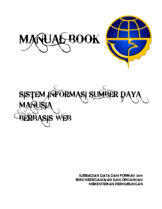 (PDF) MANUAL BOOK SISTEM INFORMASI SUMBER DAYA MANUSIA BERBASIS WEB
