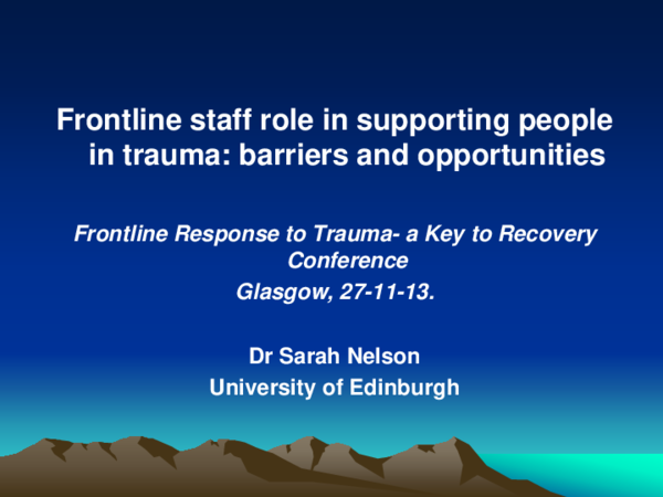 (PPT) Trauma and addiction conference powerpoint SN Nov 27 2013