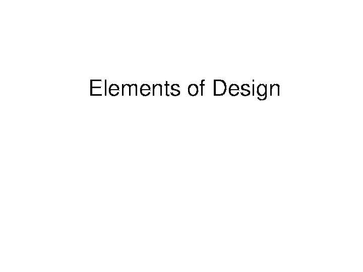(PPT) Principles and Elements of Design Applied to Architecture