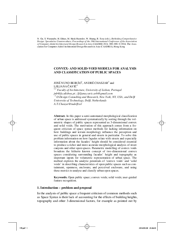 (PDF) Convex- and Solid Void Models for Analysis and Classification of ...