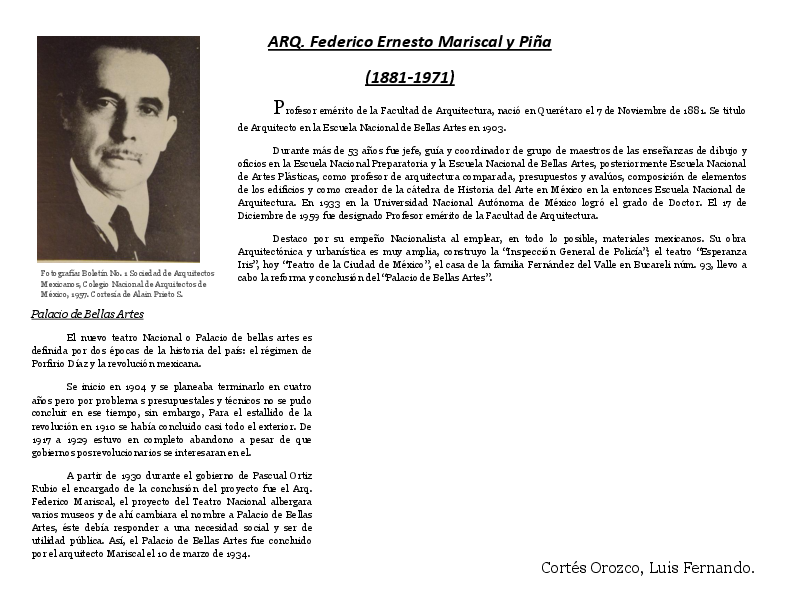 (DOC) ARQ Federico Mariscal