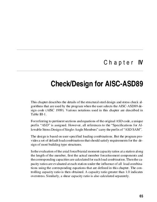 (PDF) Chapter IV Check/Design for AISC-ASD89