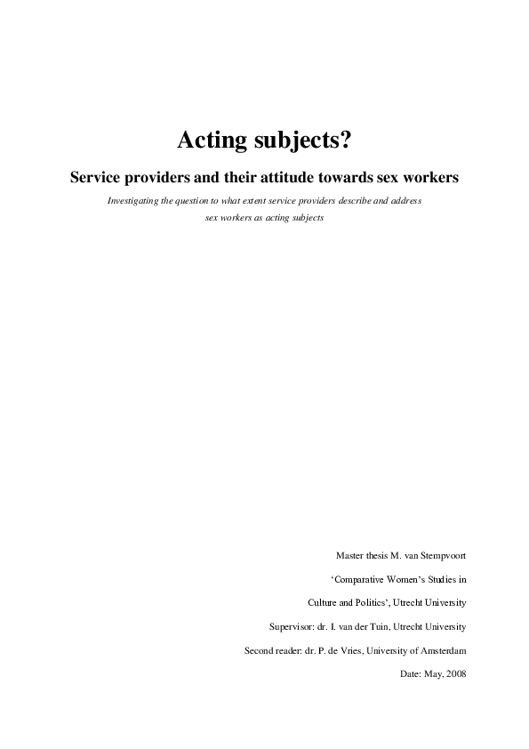 (PDF) Acting subjects?