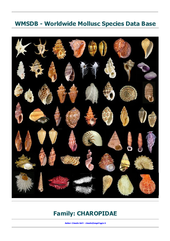 (PDF) WMSDB -Worldwide Mollusc Species Data Base - Family CHAROPIDAE
