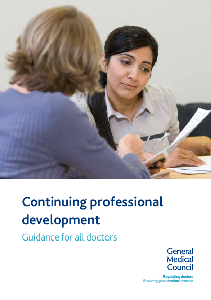 (PDF) Continuing professional development Guidance for all doctors